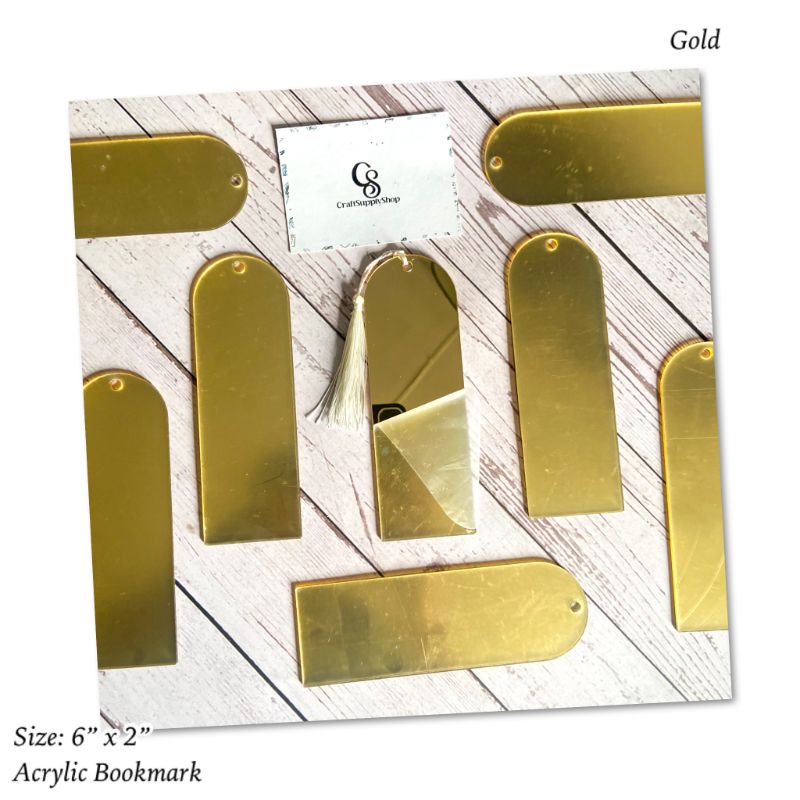 Acrylic Mirror Bookmark Blanks – 2mm - CraftSupplyHQ