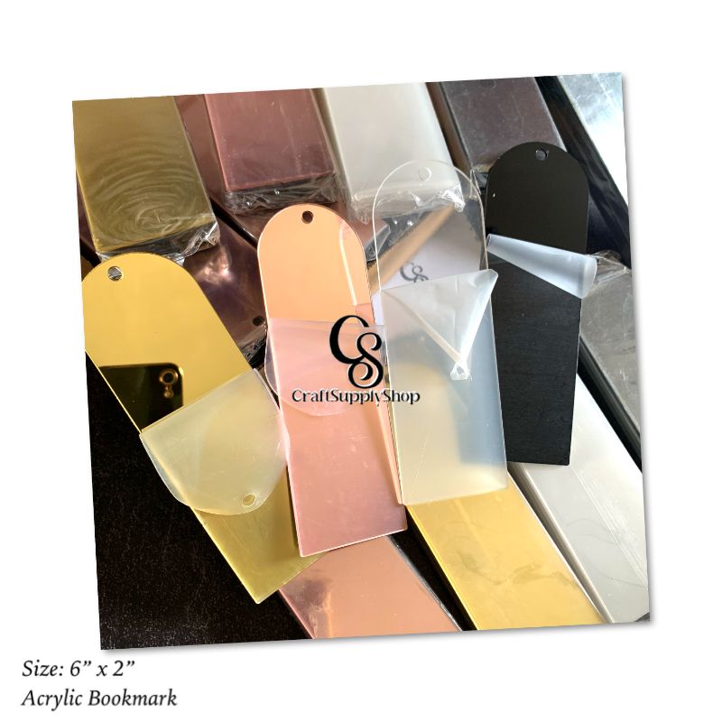 Acrylic Mirror Bookmark Blanks – 2mm - CraftSupplyHQ