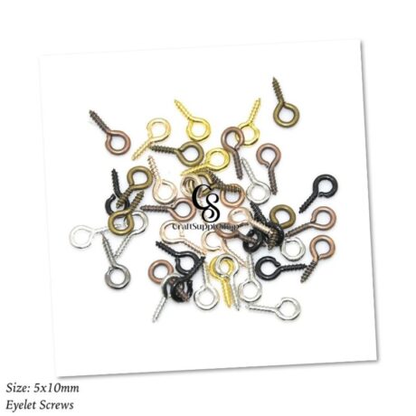 Metal Hook Eye Screw Pins - CraftSupplyHQ