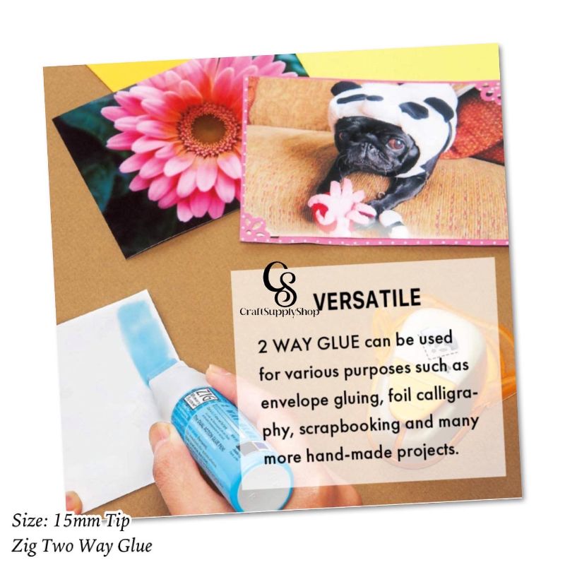 Zig Kuretake 2 way Glue – Jumbo Tip - CraftSupplyHQ