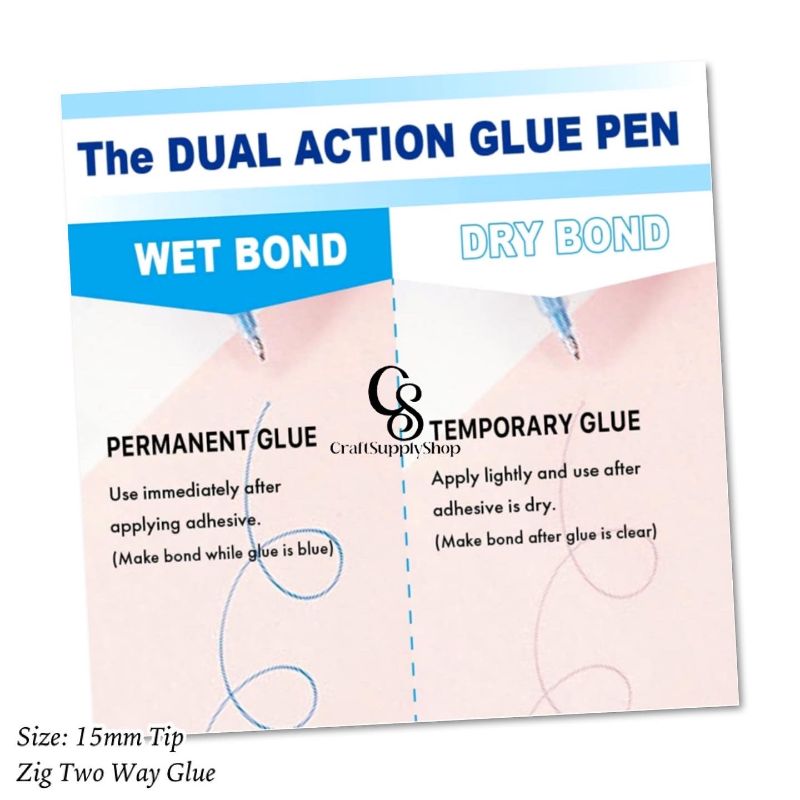 Zig Kuretake 2 way Glue – Jumbo Tip - CraftSupplyHQ