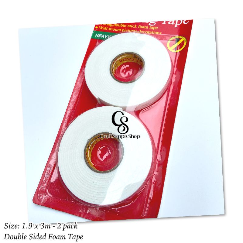 Mounting Double sided Sponge Foam Tape - CraftSupplyHQ