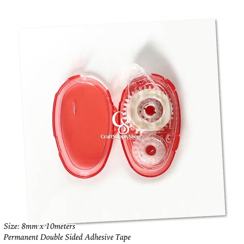 Permanent Double Sided Adhesive Roller Tape - CraftSupplyHQ