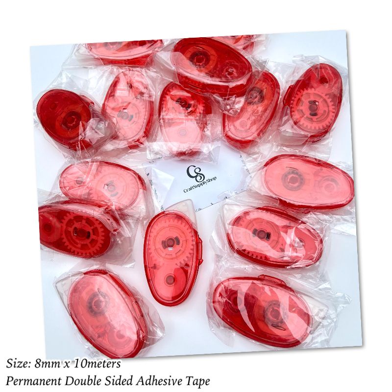 Permanent Double Sided Adhesive Roller Tape - CraftSupplyHQ