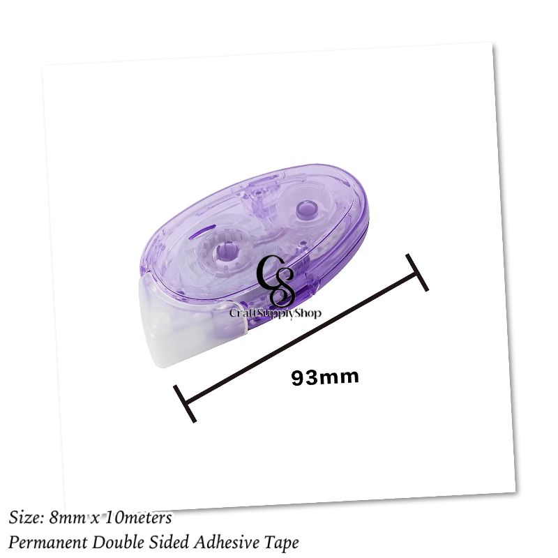 Permanent Double Sided Adhesive Roller Tape - CraftSupplyHQ