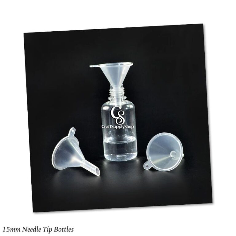 15mm Needle Tip Precision Bottle + Funnel - CraftSupplyHQ