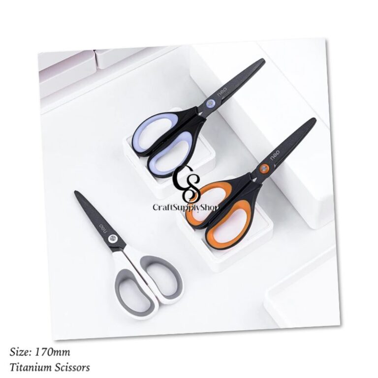 Deli Titanium Scissors - CraftSupplyHQ