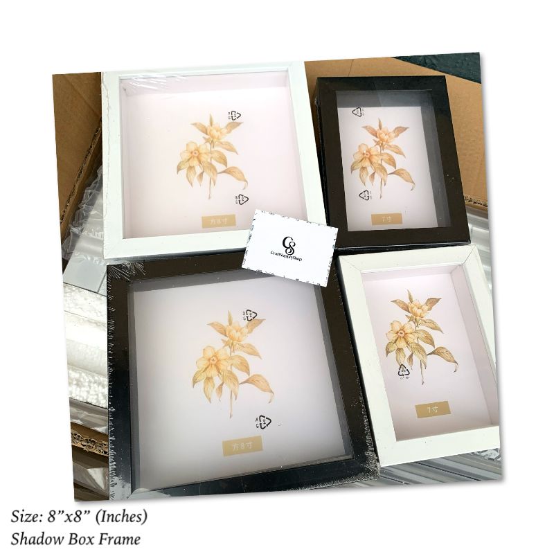 8″x8″ Shadow Box Frame – 3cm - CraftSupplyHQ