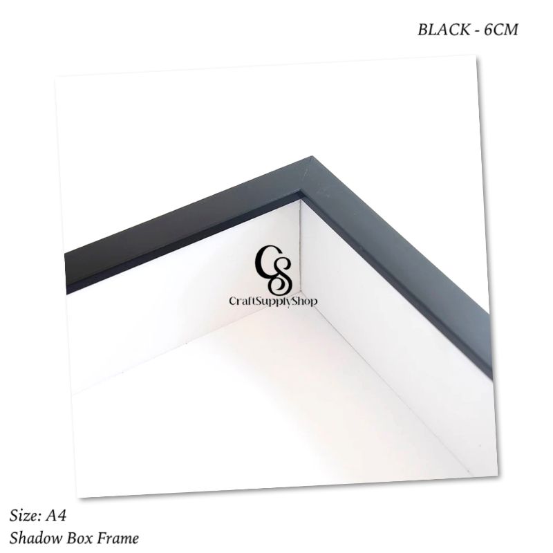 A4 Shadow Box Frame – 6cm - CraftSupplyHQ
