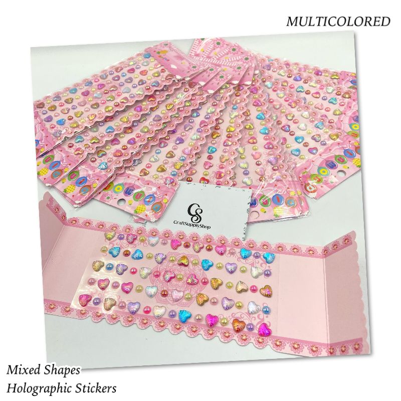 8mm Pearl Sticker Sheets - CraftSupplyHQ