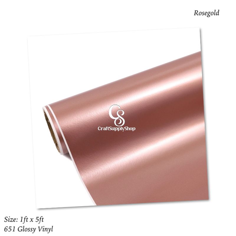 Glossy Gold Oracal 651 Permanent Vinyl - CraftSupplyHQ