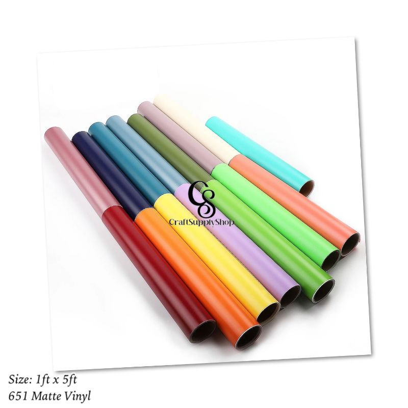 Matte Yellow Oracal 651 Permanent Vinyl - CraftSupplyHQ