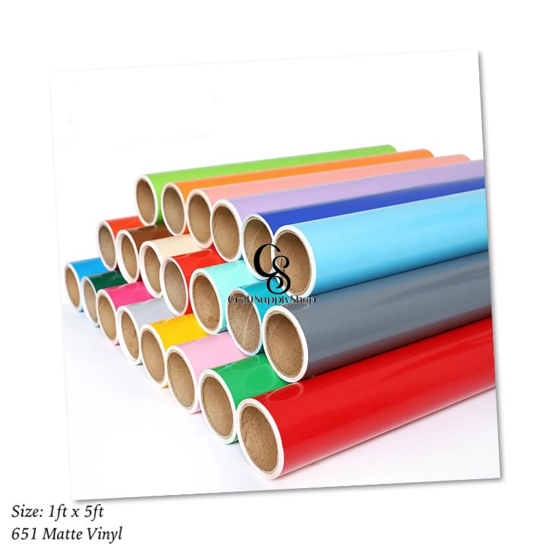 Matte Red Oracal 651 Permanent Vinyl - CraftSupplyHQ