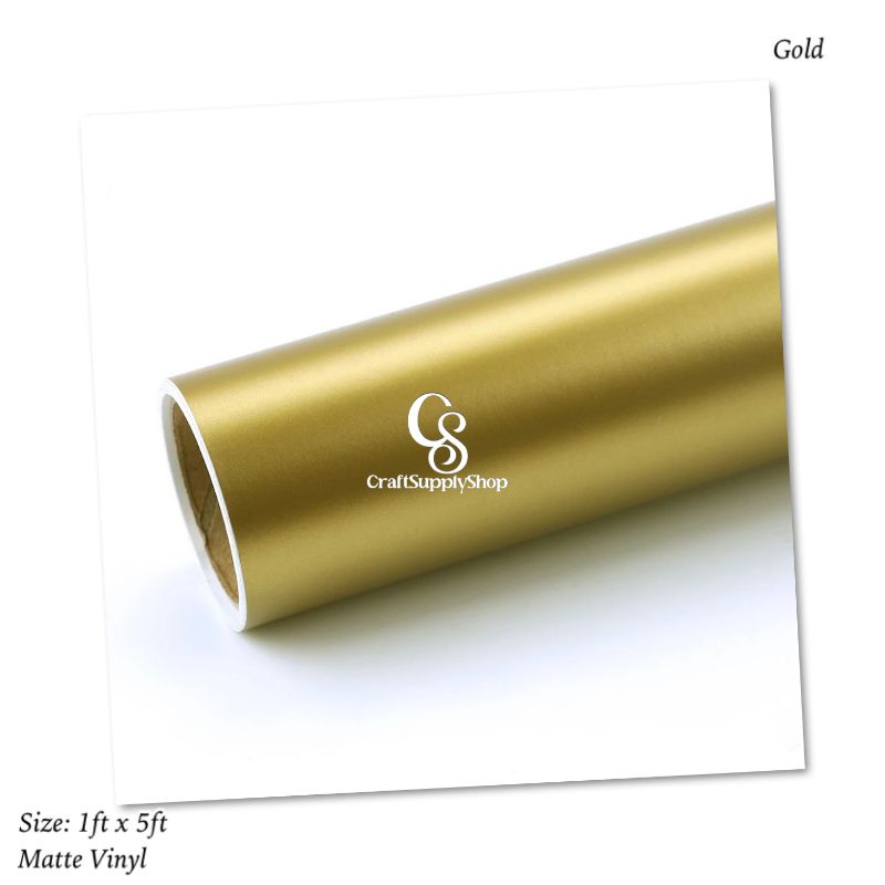 Matte Gold Oracal 651 Permanent Vinyl - CraftSupplyHQ