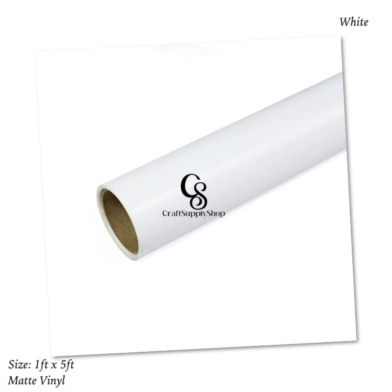Matte White Oracal 651 Permanent Vinyl - CraftSupplyHQ