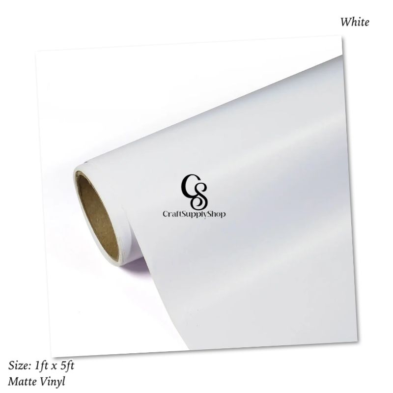 Matte White Oracal 651 Permanent Vinyl - CraftSupplyHQ