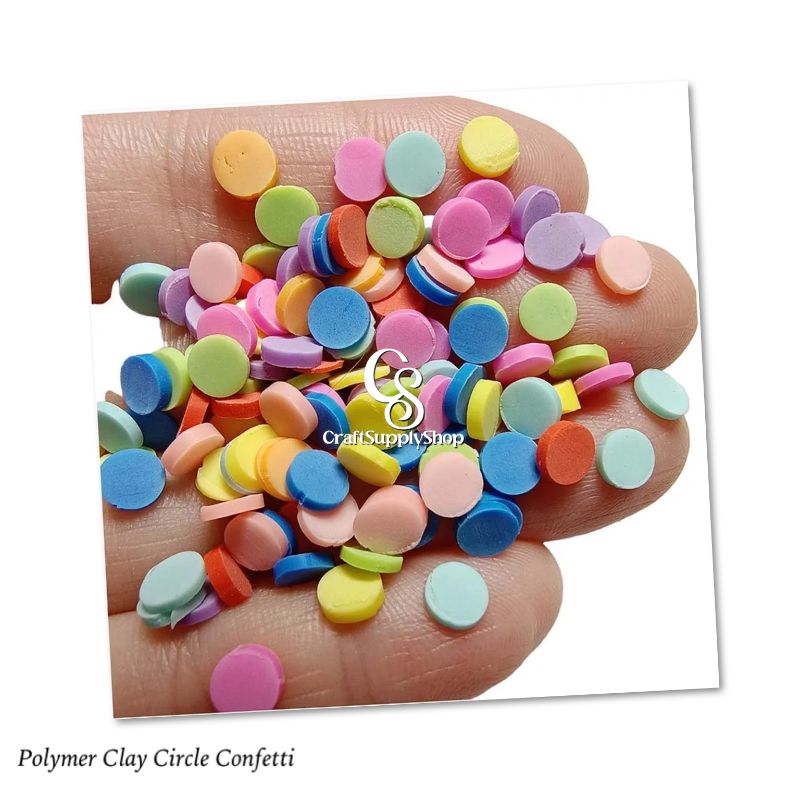 Polymer Clay Circle Confetti - CraftSupplyHQ