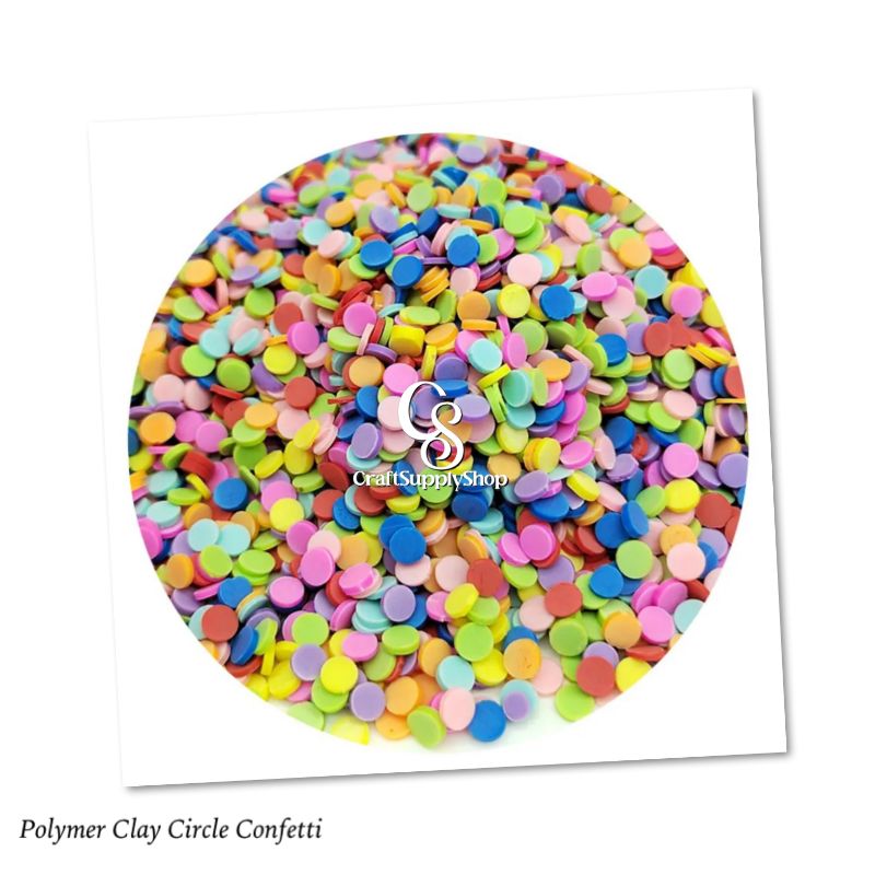 Polymer Clay Circle Confetti - CraftSupplyHQ