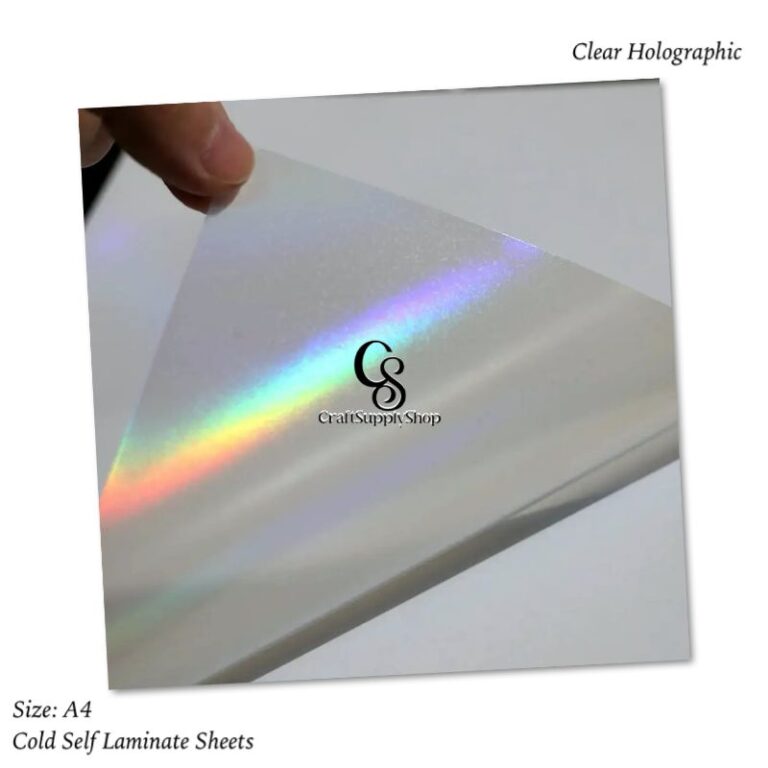 A4 Clear Gloss Cold Laminate Sheets - CraftSupplyHQ