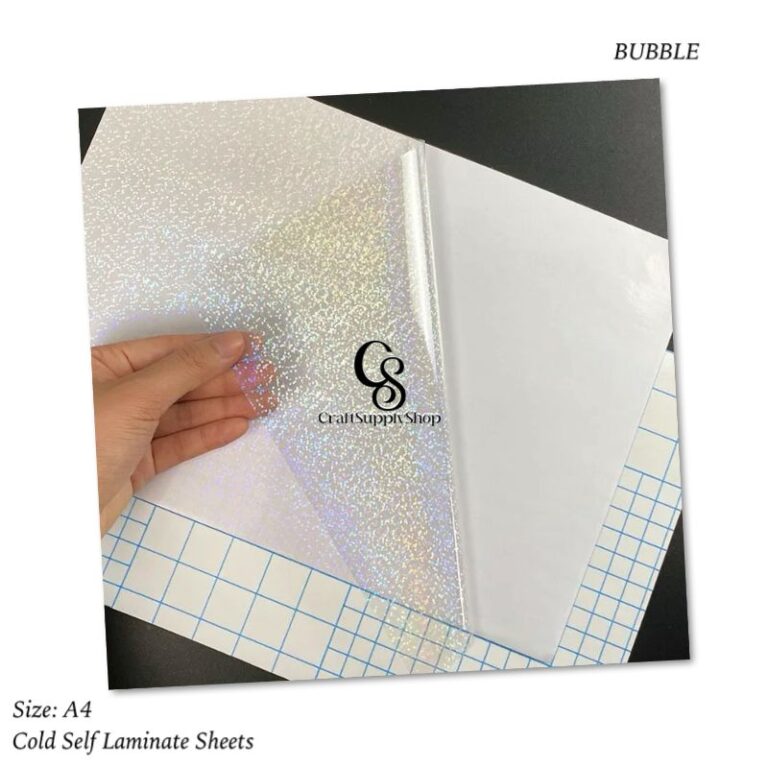 A4 Clear Gloss Cold Laminate Sheets - CraftSupplyHQ