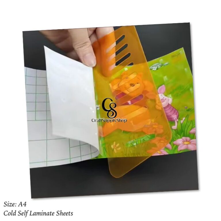 A4 Flower Cold Self Lamination Sheets - CraftSupplyHQ