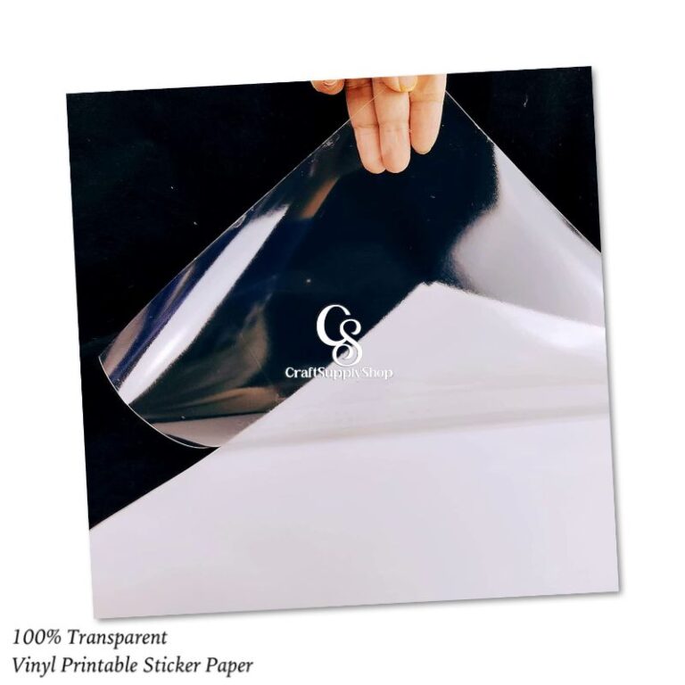 A4 Glossy White Vinyl Sticker Paper - CraftSupplyHQ