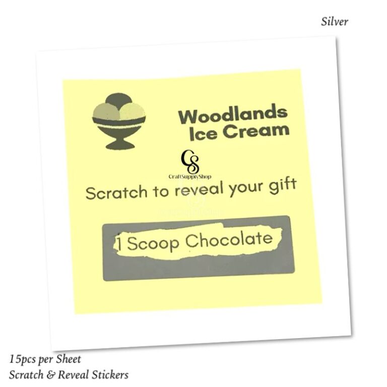 Rectangular Scratch Off Stickers - CraftSupplyHQ