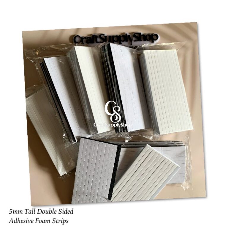 5mm Pre Cut Double Sided Adhesive Strips - CraftSupplyHQ