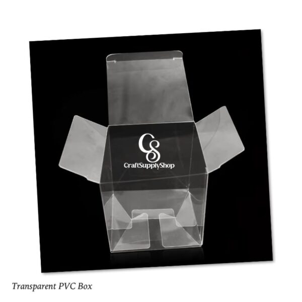 Clear Plastic PVC Packaging Box – 10pcs - CraftSupplyHQ