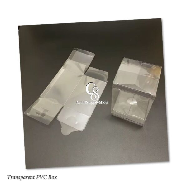 Clear Plastic PVC Packaging Box – 10pcs - CraftSupplyHQ